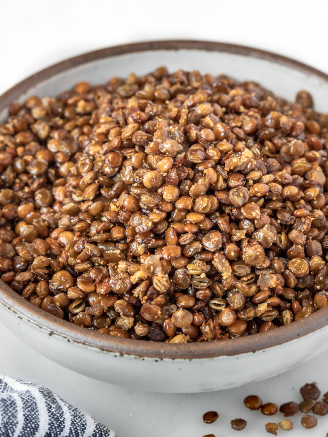 How to Make Crispy Lentils (2 ways!) - simply ceecee