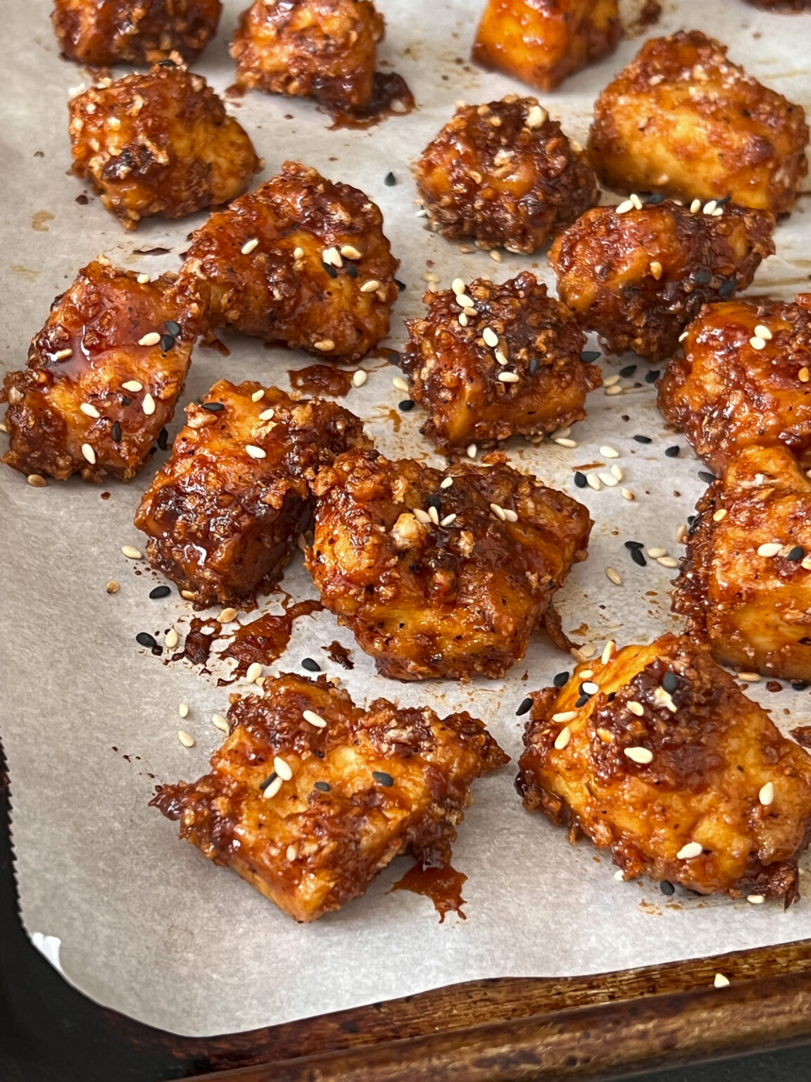 Saucy Gochujang Tofu (easy + vegan) - simply ceecee